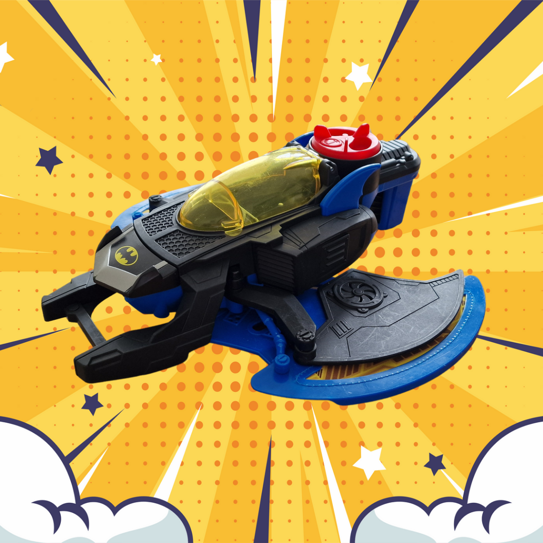 Imaginext DC Super Friends Batman Toy Plane – Turn Around Toys Bexley